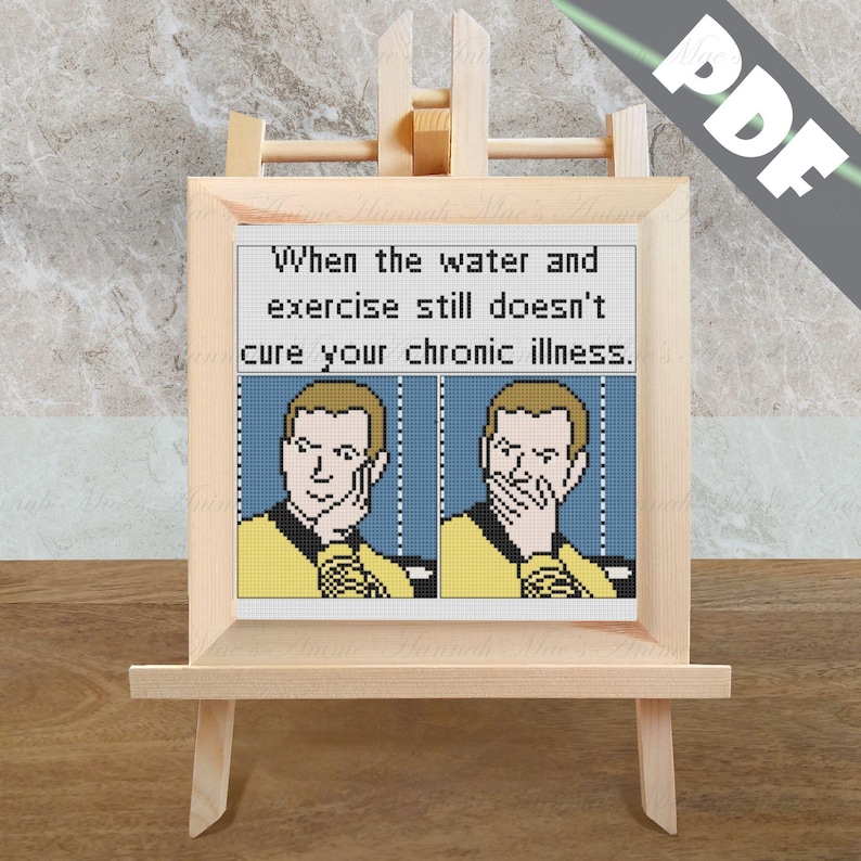 Solution Check List Failure - A Chronic Illness Digital Cross-stitch Pattern - Etsy