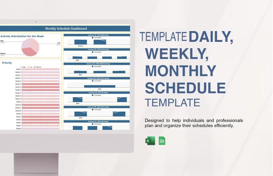 Schedule Template Blue Palette Simple Annual Budget Personal Finances ...
