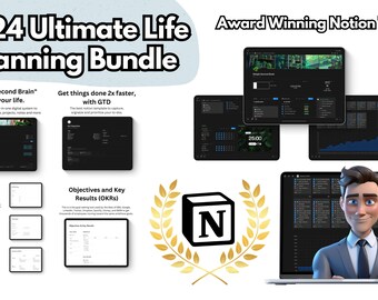 Ultimate Productivity Notion Template: Second Brain Habit Tracker - Etsy