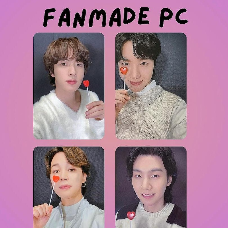 Fanmade Bts Cards - Etsy UK