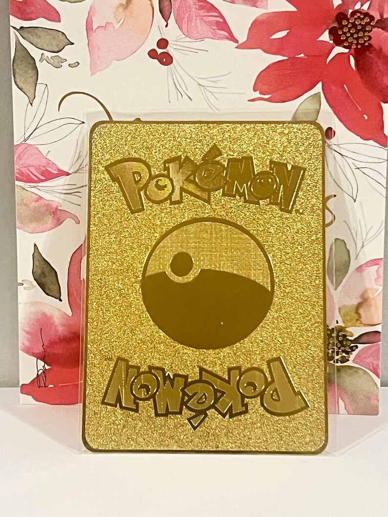 Pokemon Solid Gold Metal Card Vmax Charizard - Etsy