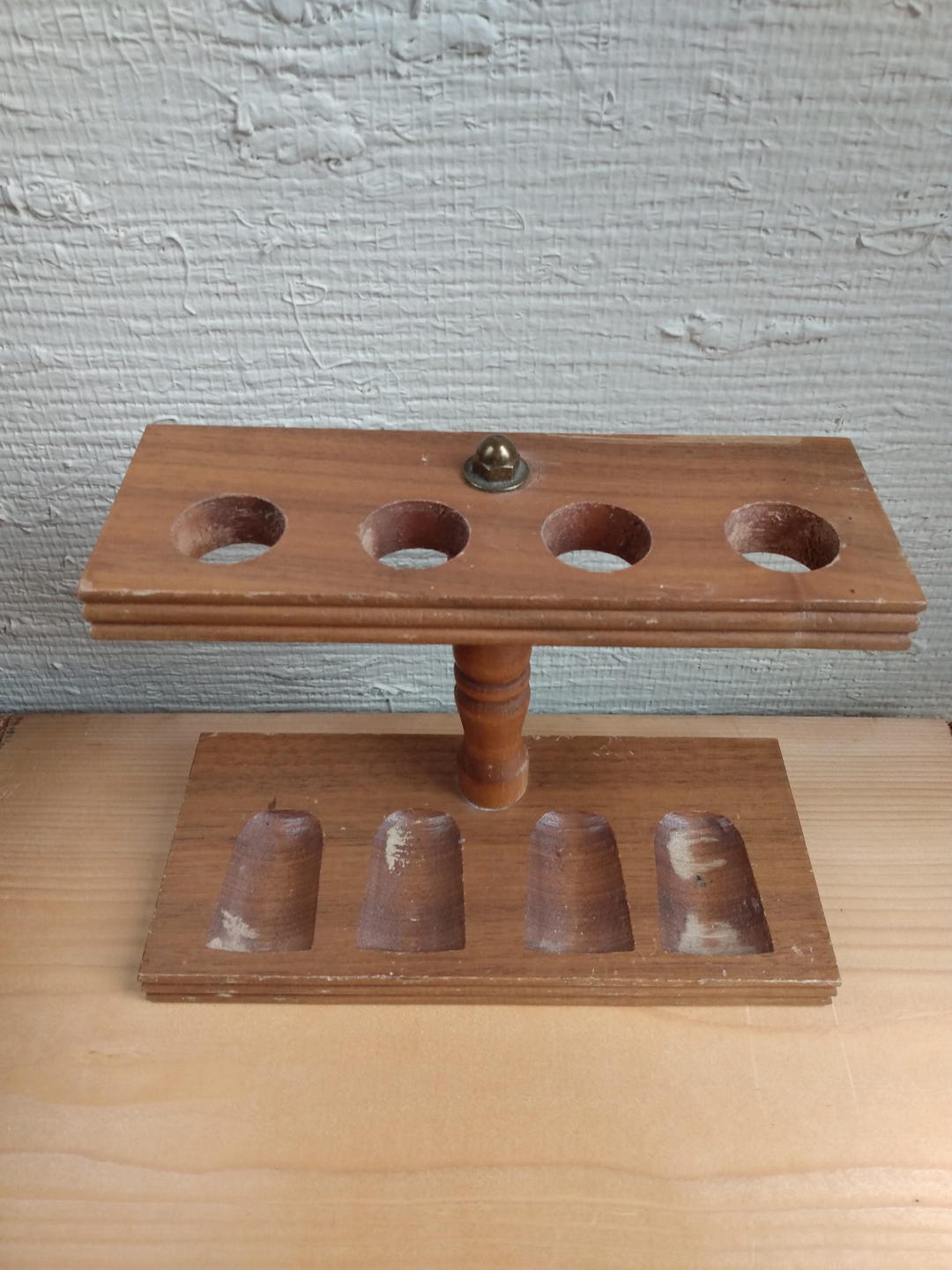 Vintage Tobacco Pipe Wooden Stand for 4 Pipes - Etsy