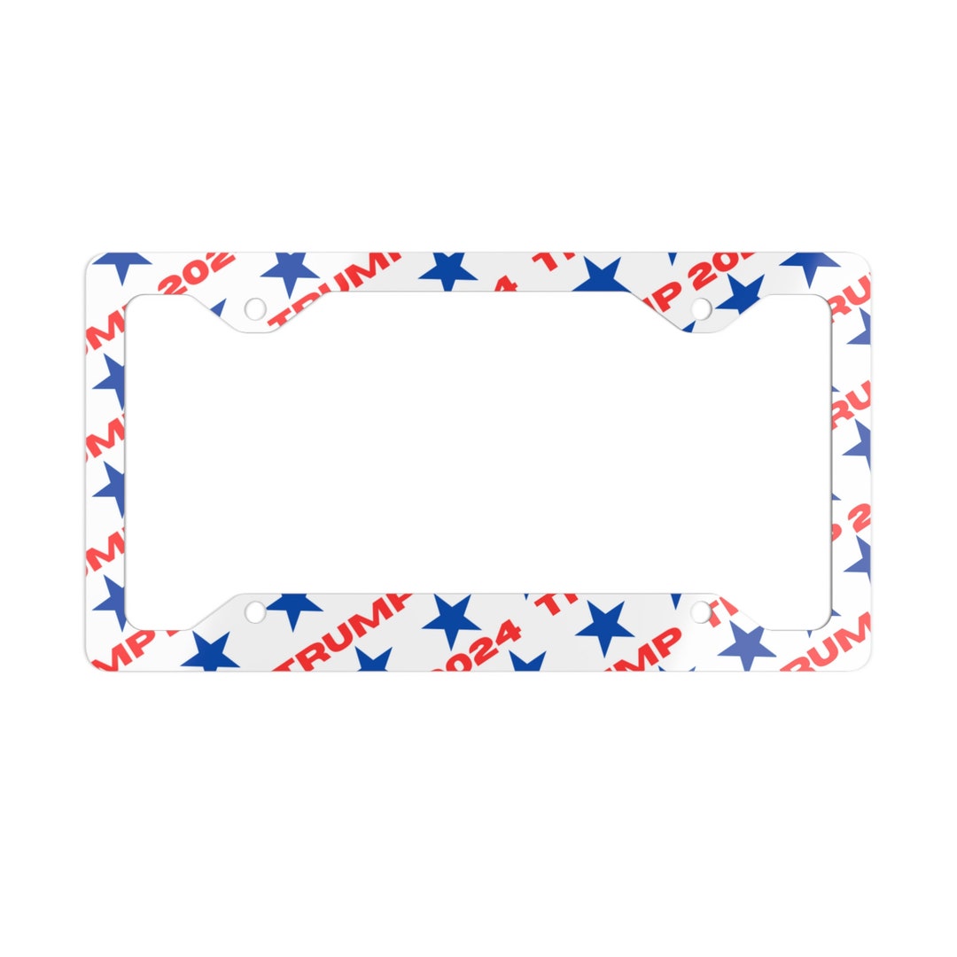 TRUMP 2024 CAMPAIGN : Metal License Plate Frame - Etsy