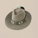 Grey Felt Fedora Hat: Peruvian Woven Band, Artisan Made - Etsy