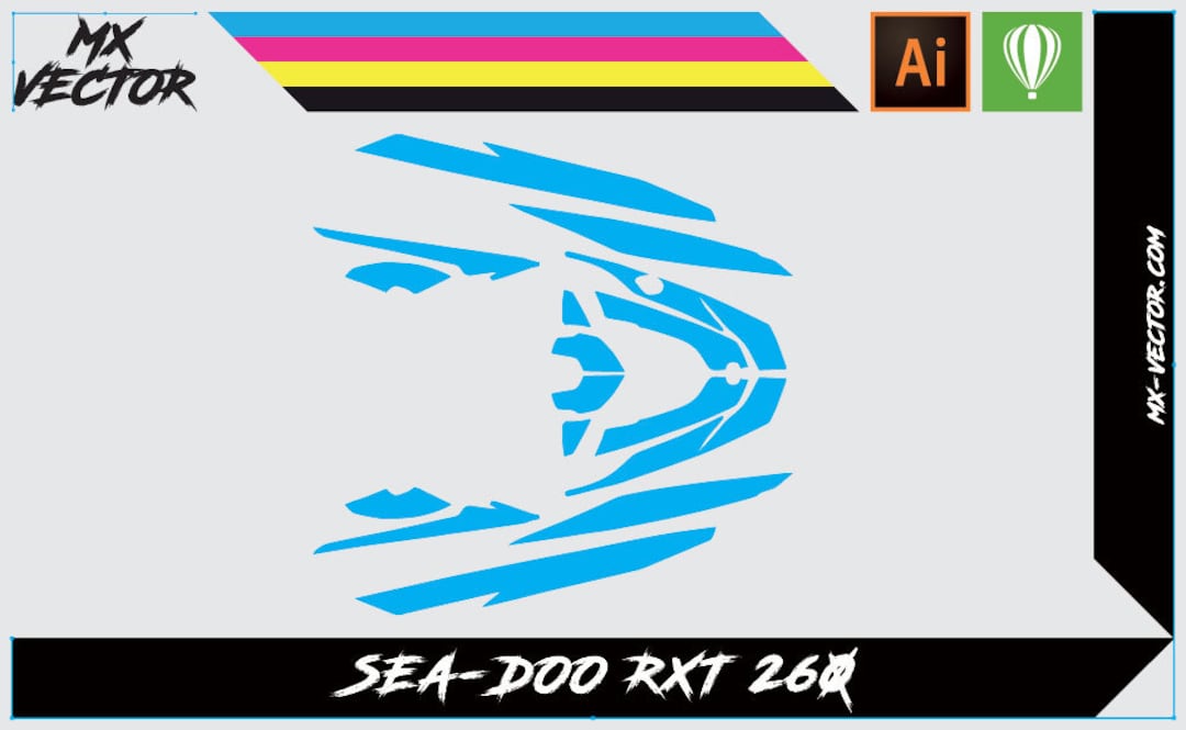 Sea-doo RXT 260 Vector Template - Etsy