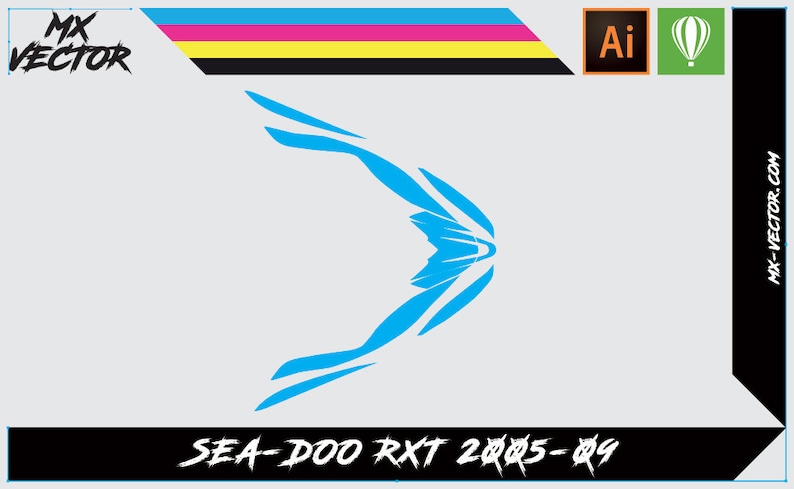 Sea-doo RXT 2005-09 Vector Template - Etsy