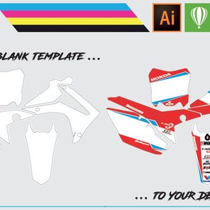 Suzuki RM125-250 1999-00 Vector Template - Etsy