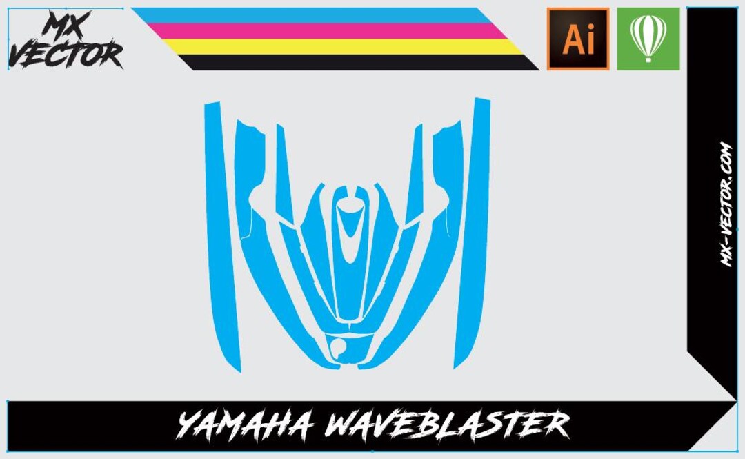 Yamaha Waveblaster Vector Template - Etsy