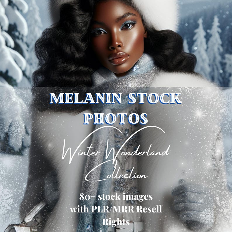 Melanin Stock Photos Winter Wonderland Collection - 80+ AI Images for ...