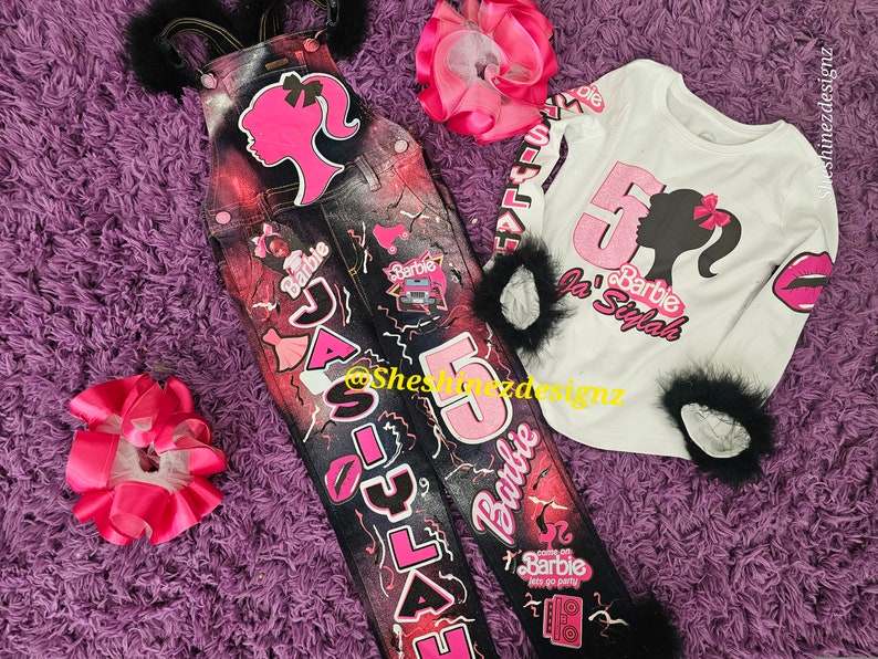 CUSTOM Boy or Girls Overalls Set - Etsy