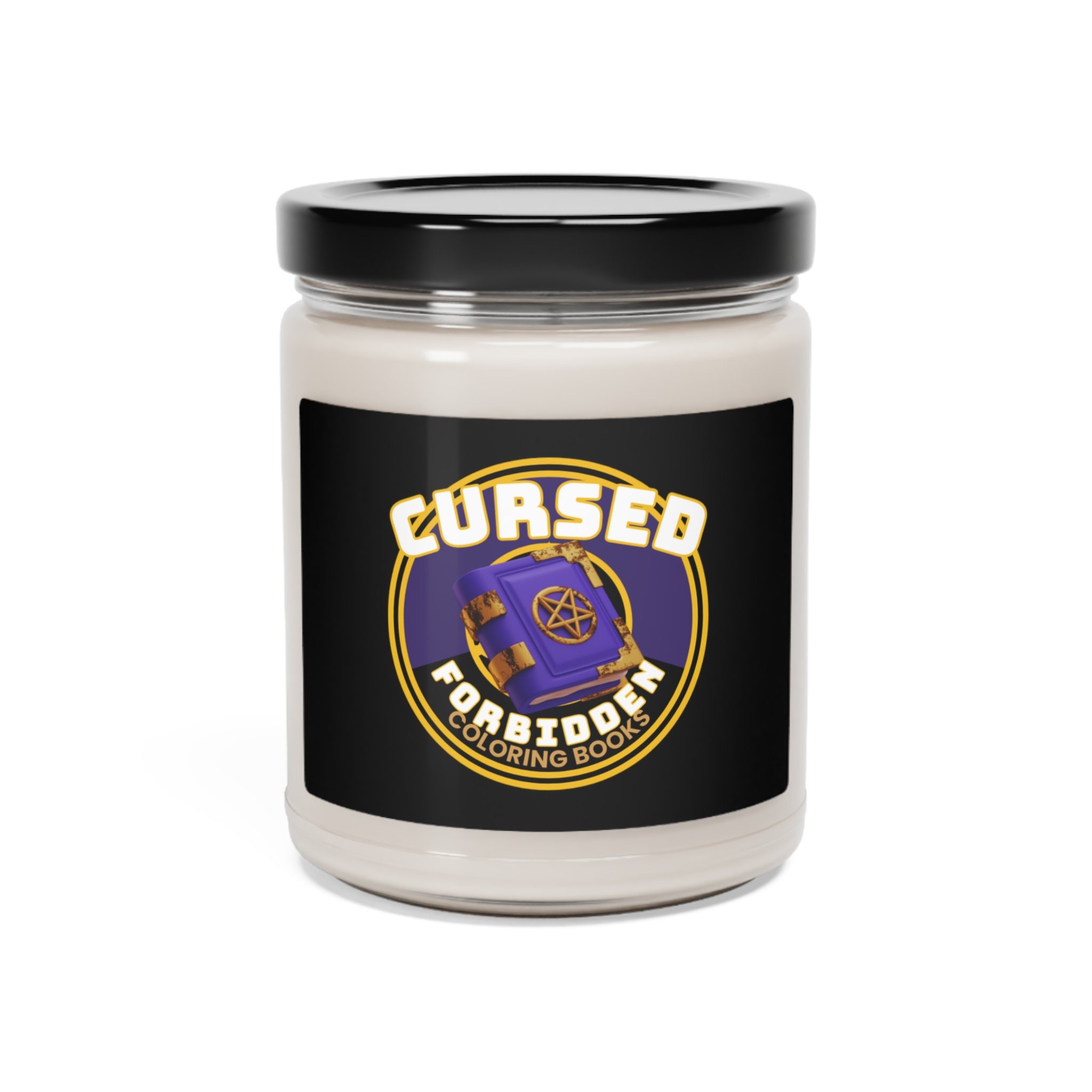 CURSED the Forbidden Coloring Book Scented Soy Candle, 9oz Candles to ...