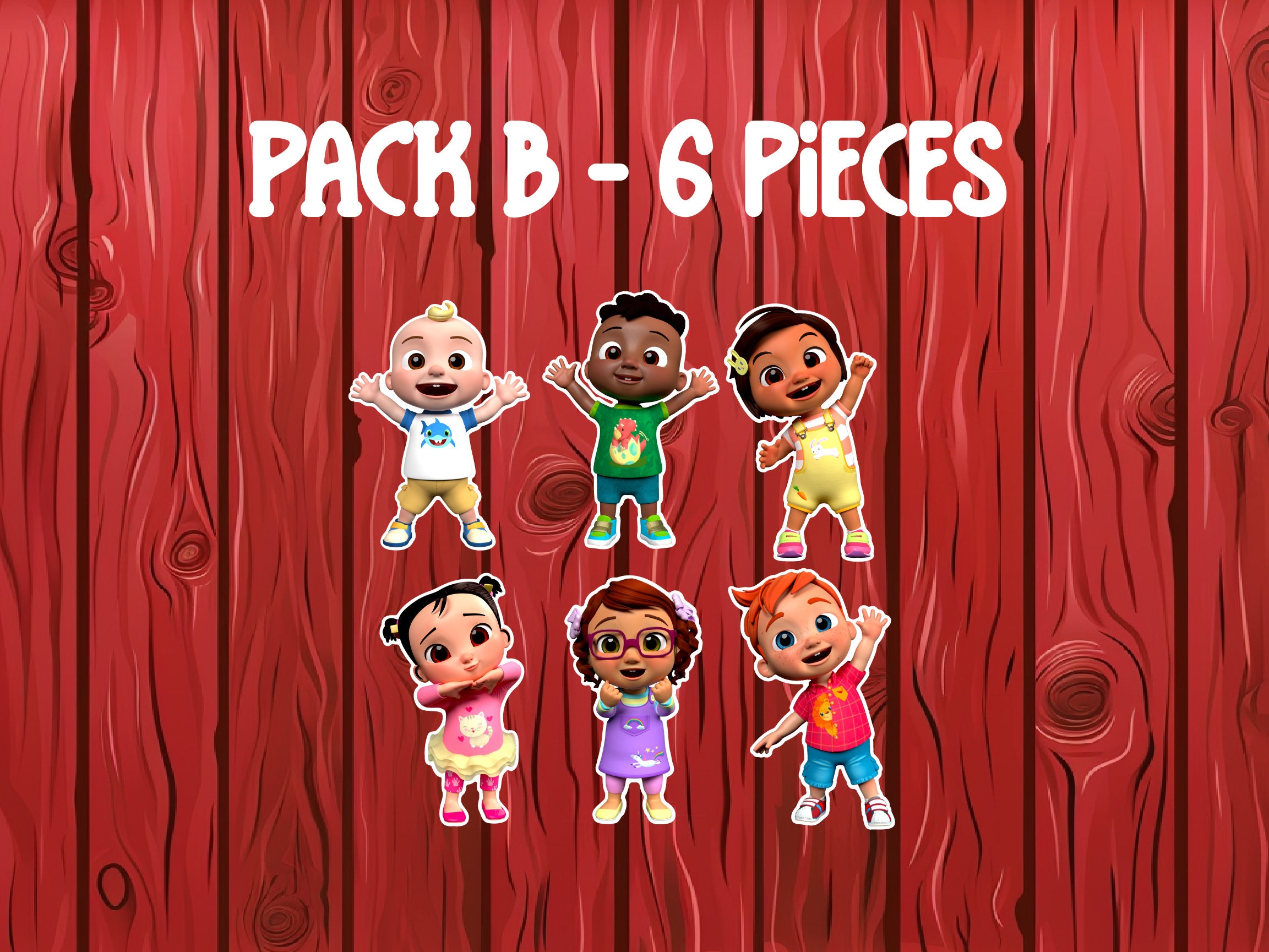 Cocomelon Sign & Props, Melon Birthday Sign Large Set, Cutouts Yard ...