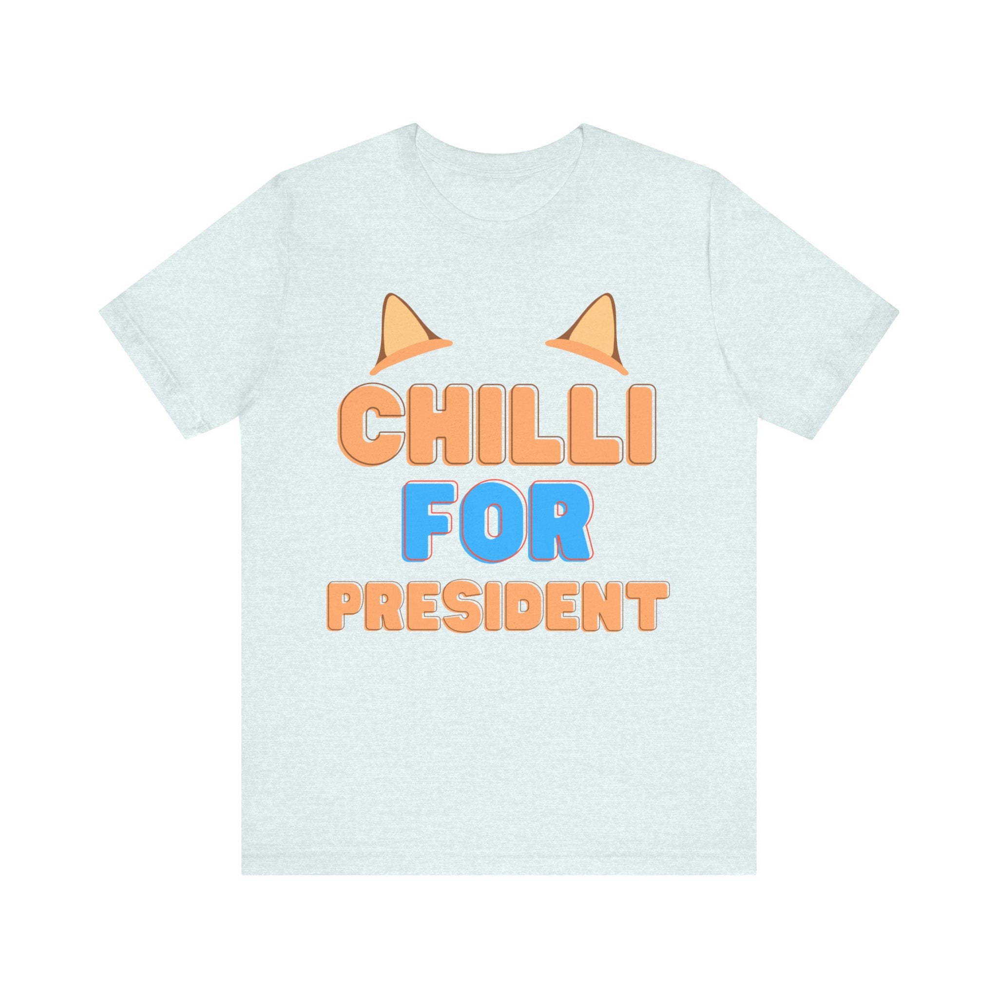Bluey Chilli President 2024 Bluey Bingo Shirt Election 2024 T-shirt ...