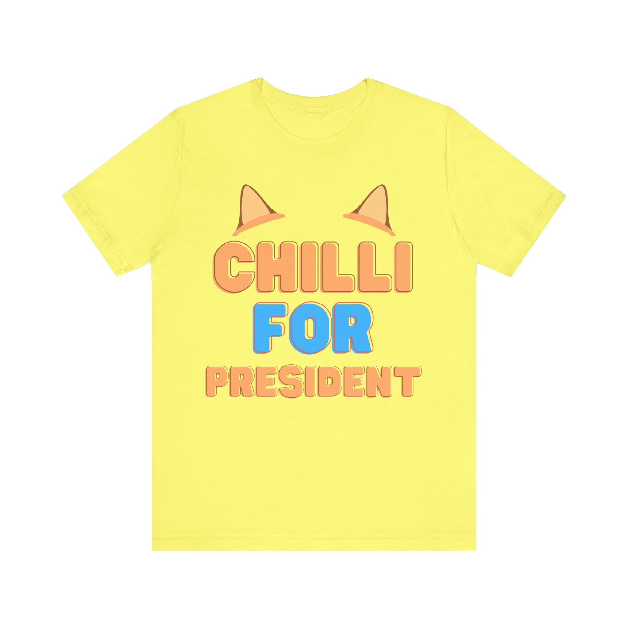 Bluey Chilli President 2024 Bluey Bingo Shirt Election 2024 T-shirt ...