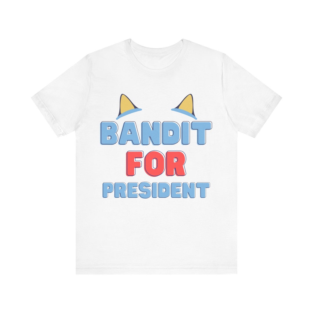 Bluey President 2024 Bluey Bingo Shirt Election 2024 T-shirt Bluey ...
