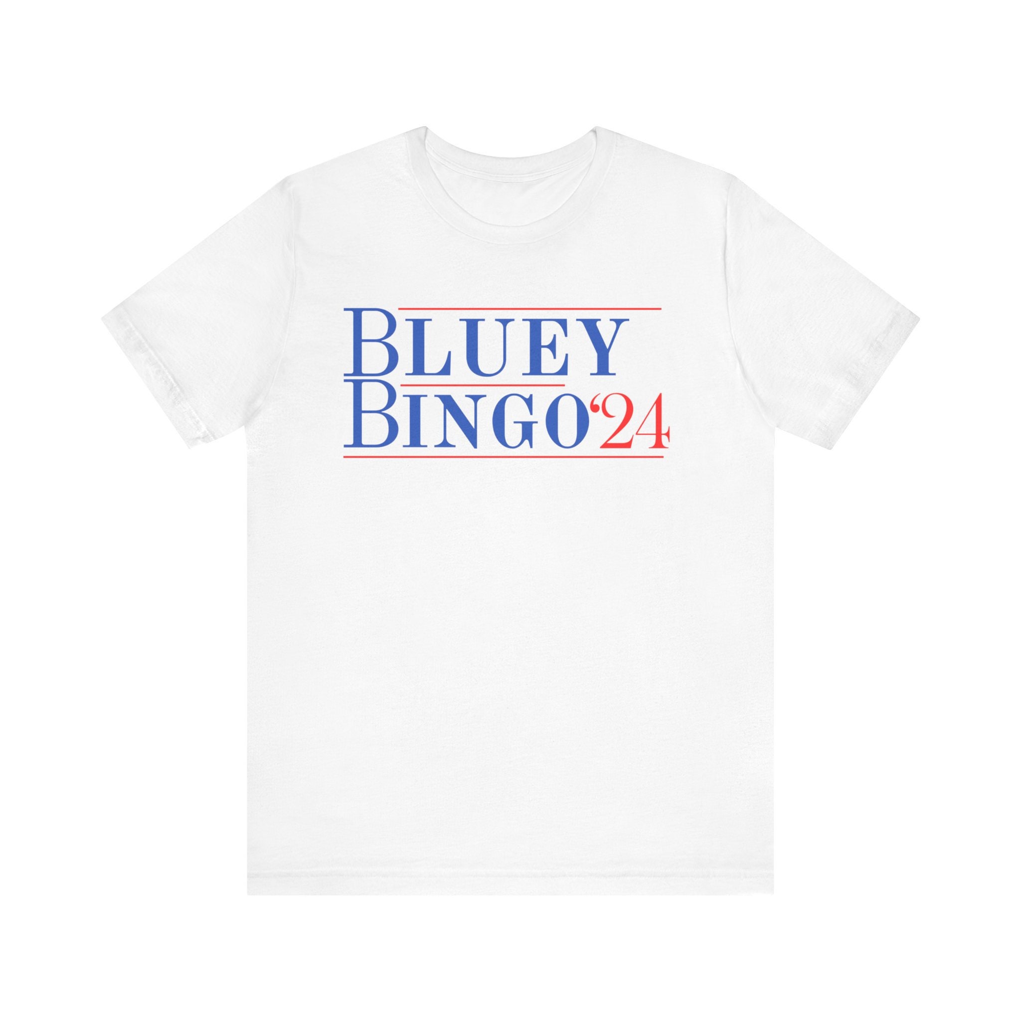 Bluey President 2024 Bluey Bingo Shirt Election 2024 T-shirt Bluey ...