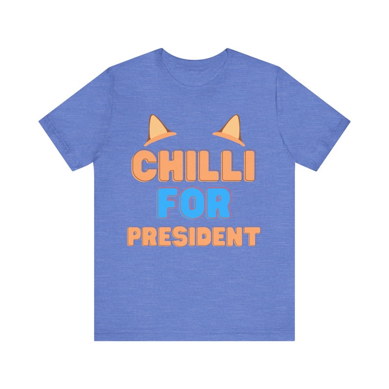 Bluey Chilli President 2024 Bluey Bingo Shirt Election 2024 T-shirt ...