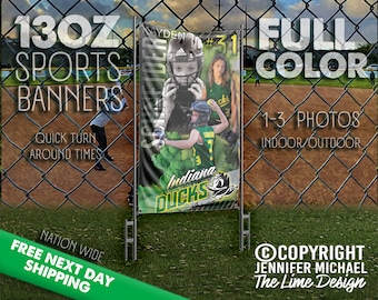 Pink Softball Personalized Sports Banner Wall Art Custom Vinyl Banners ...