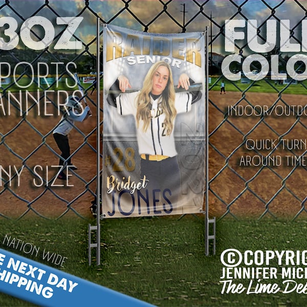 Softball Custom Banners - Etsy