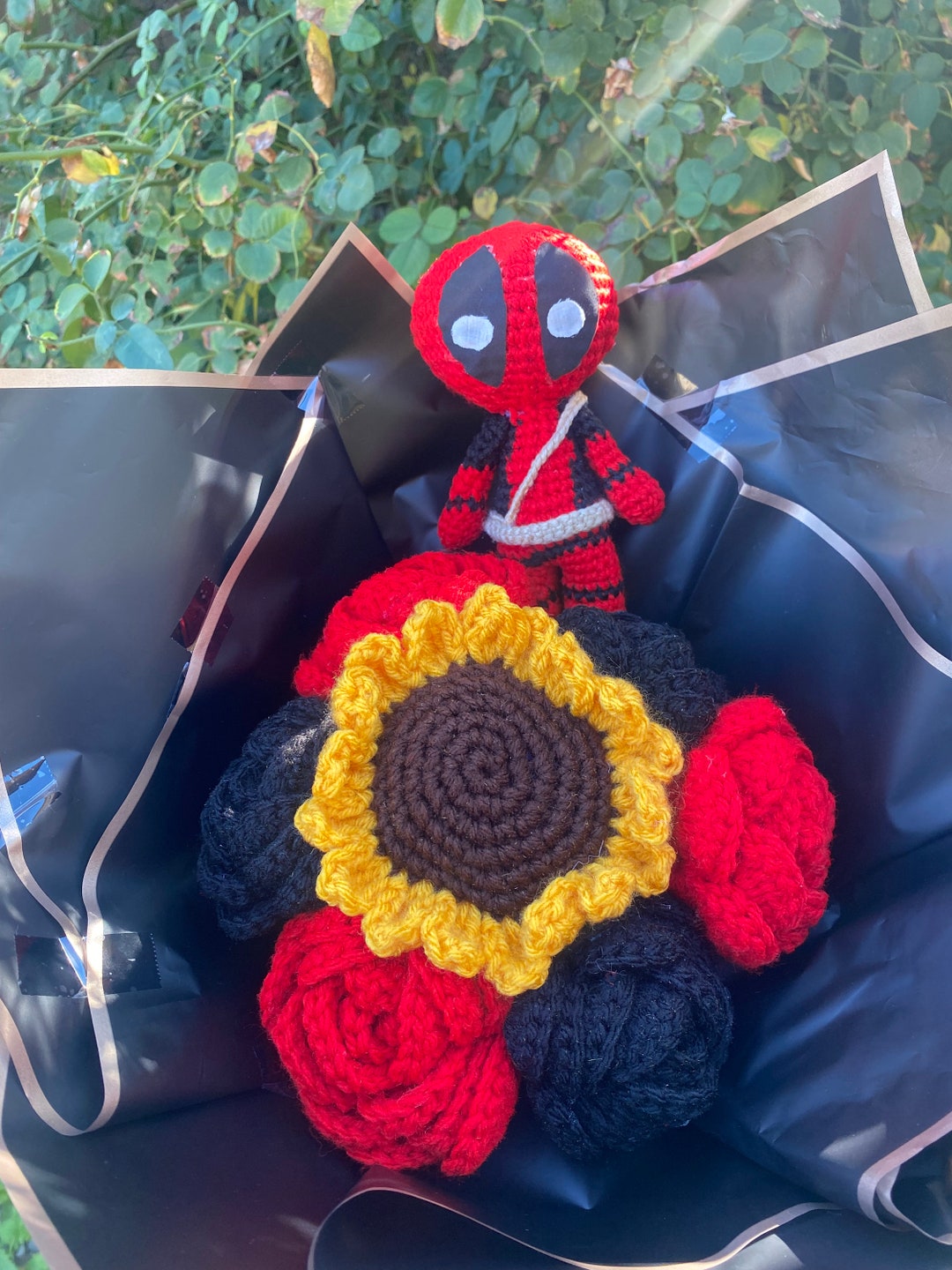 Deadpool Flower Bouquet - Etsy