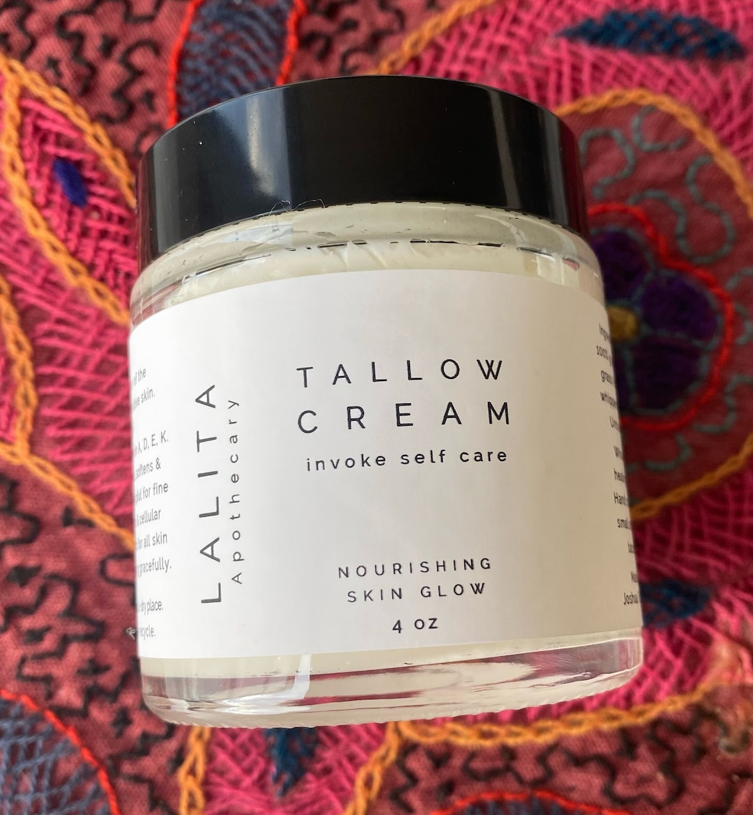 Whipped Tallow Cream . Tallow Face Cream . Grass Fed Tallow . Unscented ...