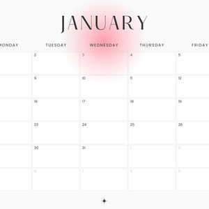 2024 Aesthetic Calendar - Etsy