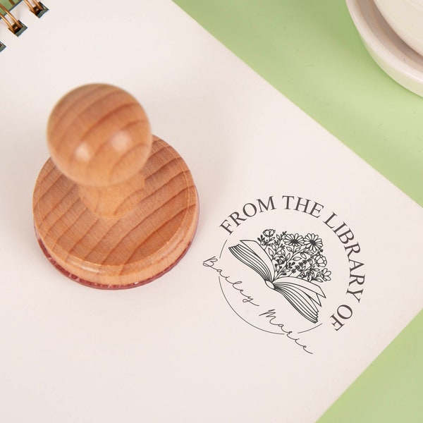 Personalized Book Stamps - Etsy