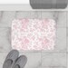 Cute Bath Mat Unique Bath Mat Cute Floral Bath Mat Coquette Bath Mat ...