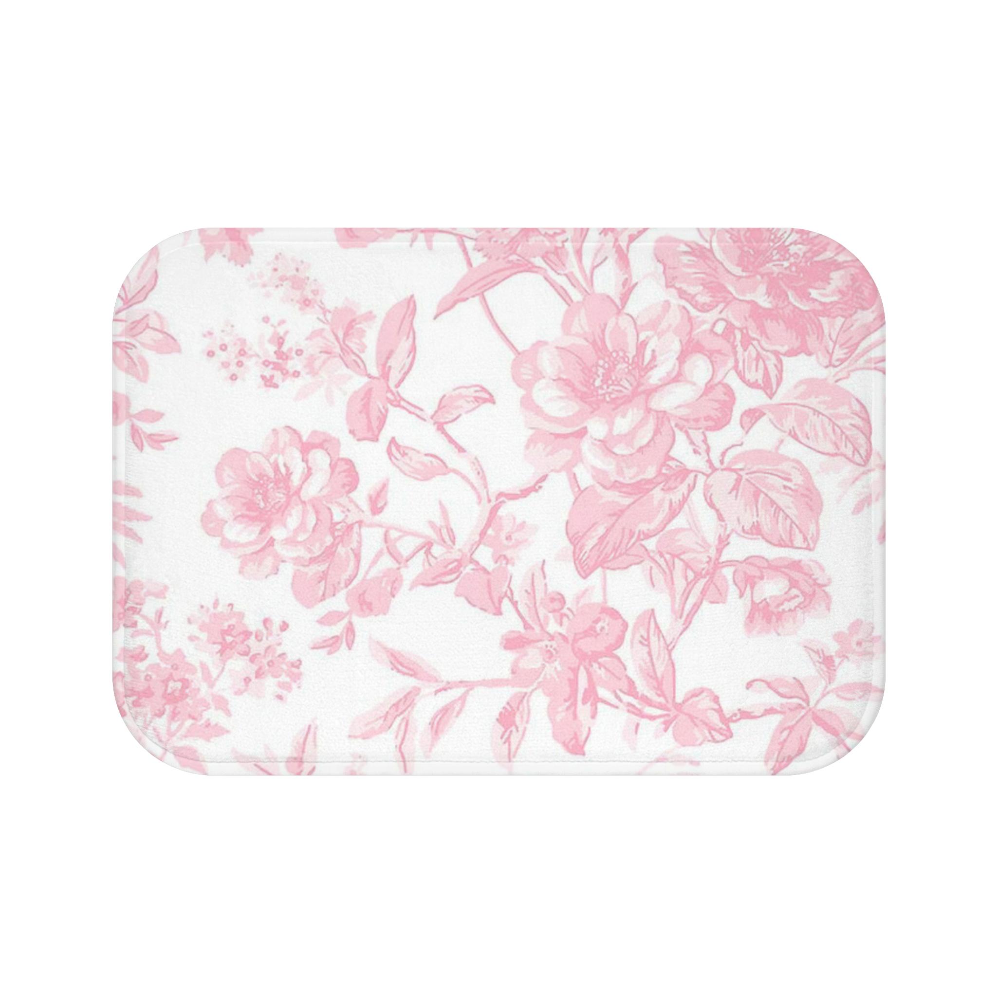 Cute Bath Mat Unique Bath Mat Cute Floral Bath Mat Coquette Bath Mat ...