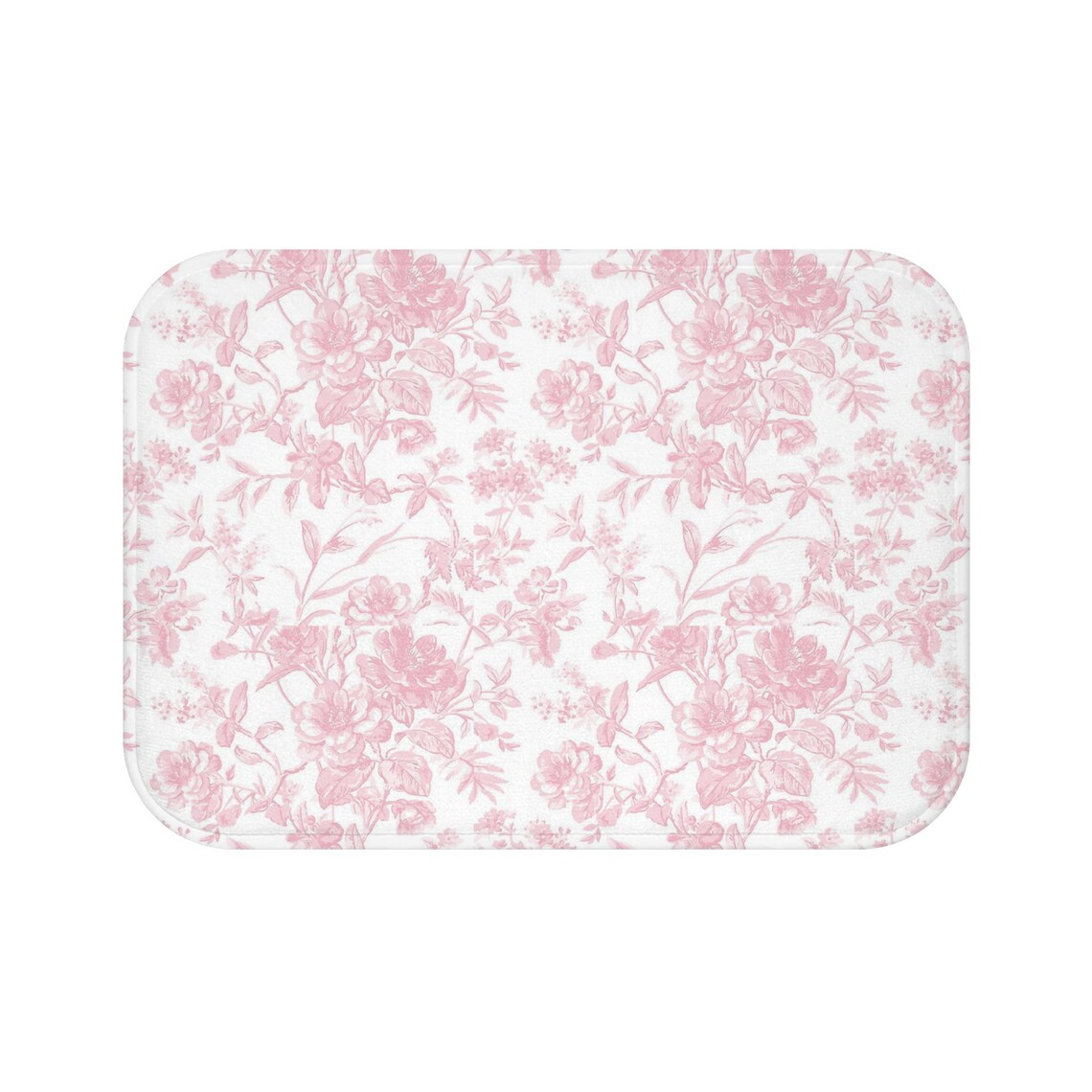 Cute Bath Mat Unique Bath Mat Cute Floral Bath Mat Coquette Bath Mat ...