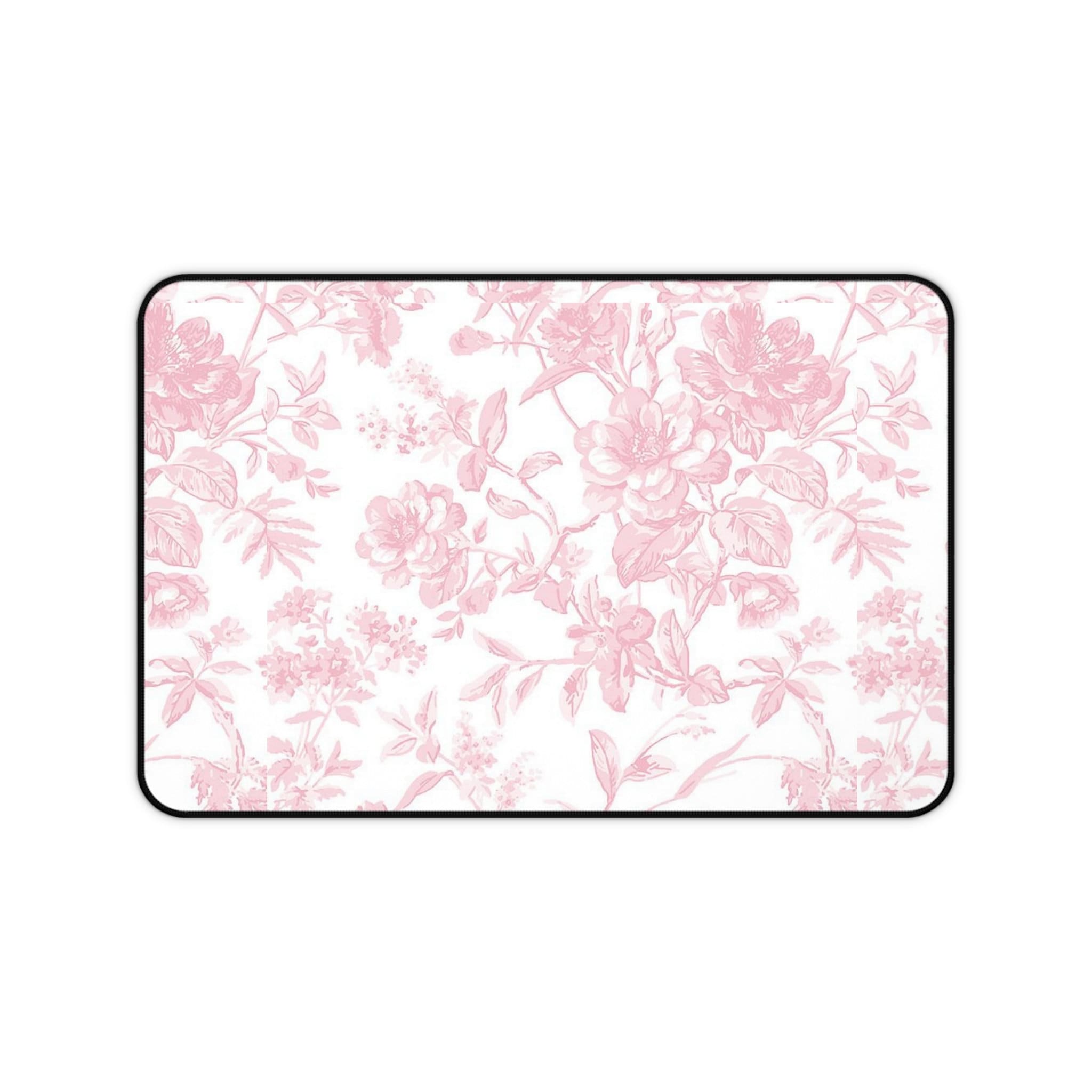 Cute Desk Mat Aesthetic Coquette Desk Mat Pink Desk Mat Cute Cottage ...