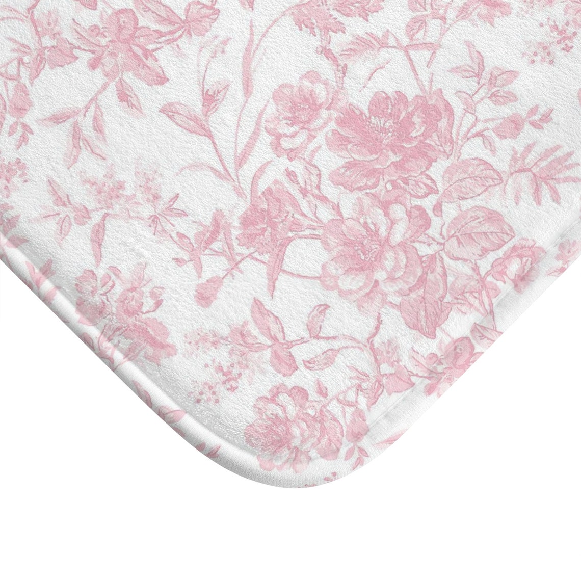 Cute Bath Mat Unique Bath Mat Cute Floral Bath Mat Coquette Bath Mat ...