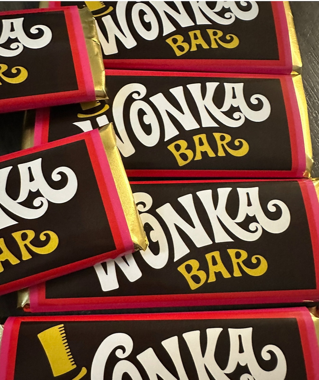 Wonka Bar With Golden Ticket Milk Chocolate - Etsy