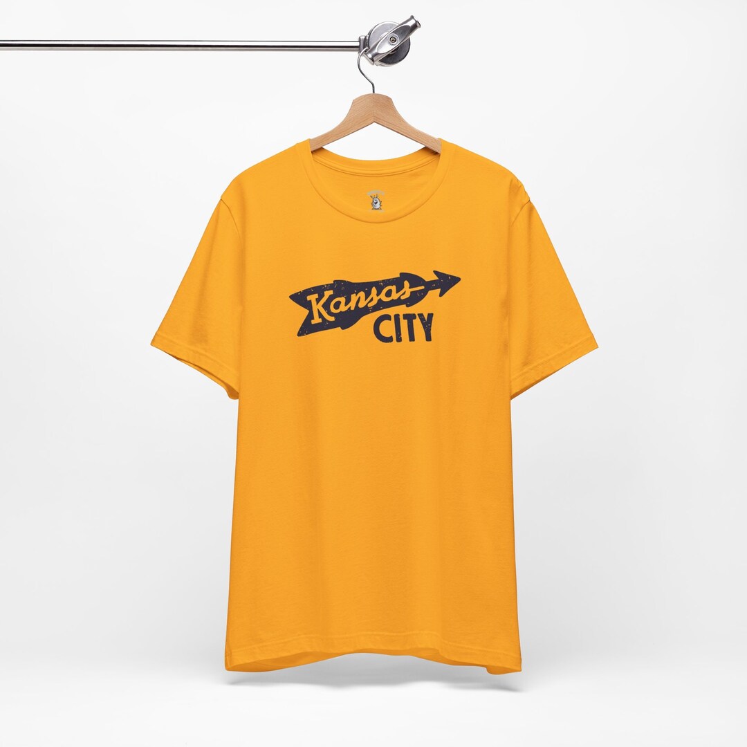 Vintage Kansas City Arrowhead Graphic Tee: Midwestern Apparel - Etsy