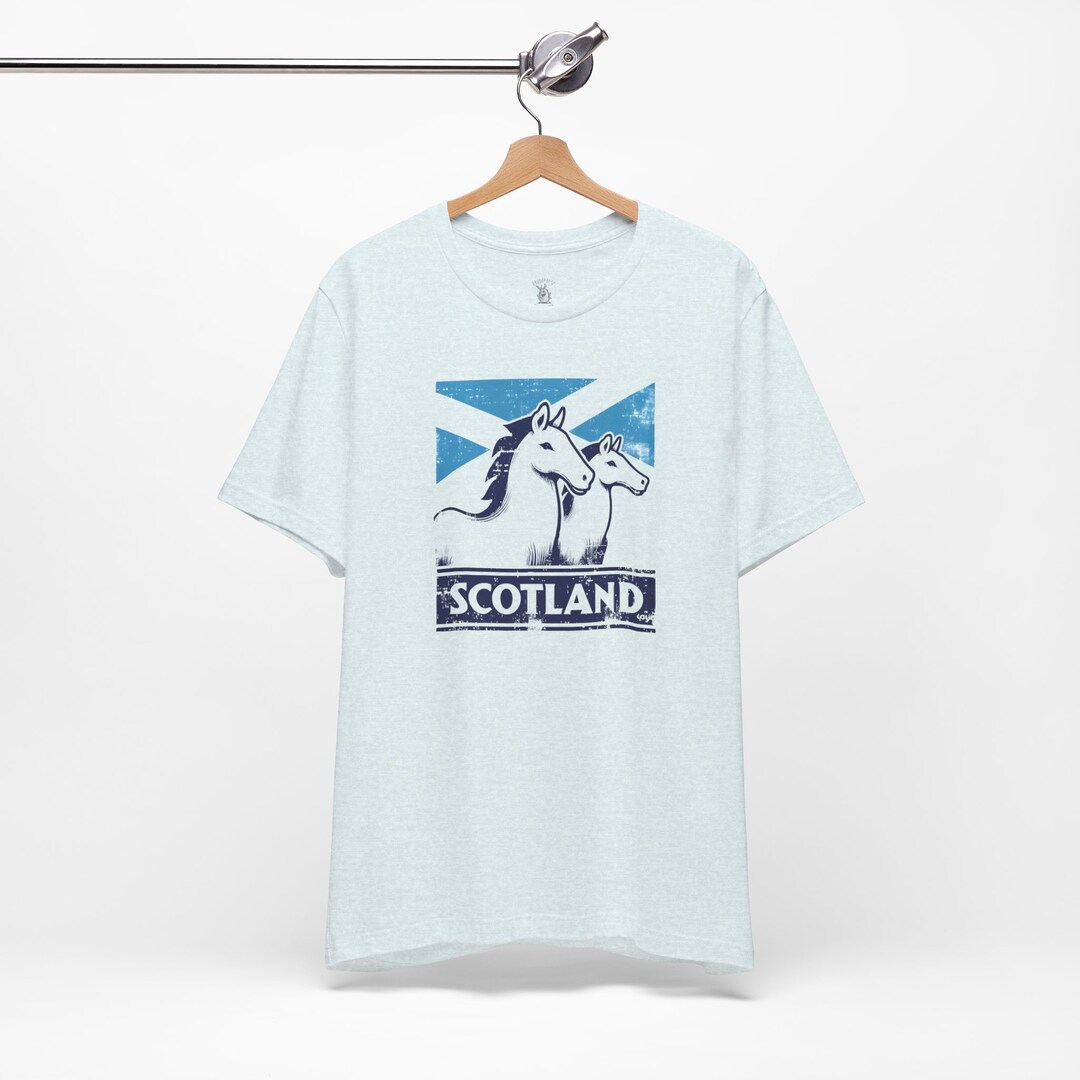 Retro Scotland Shirt Gift for Scottish Popular Retro Kelpie T-shirt ...