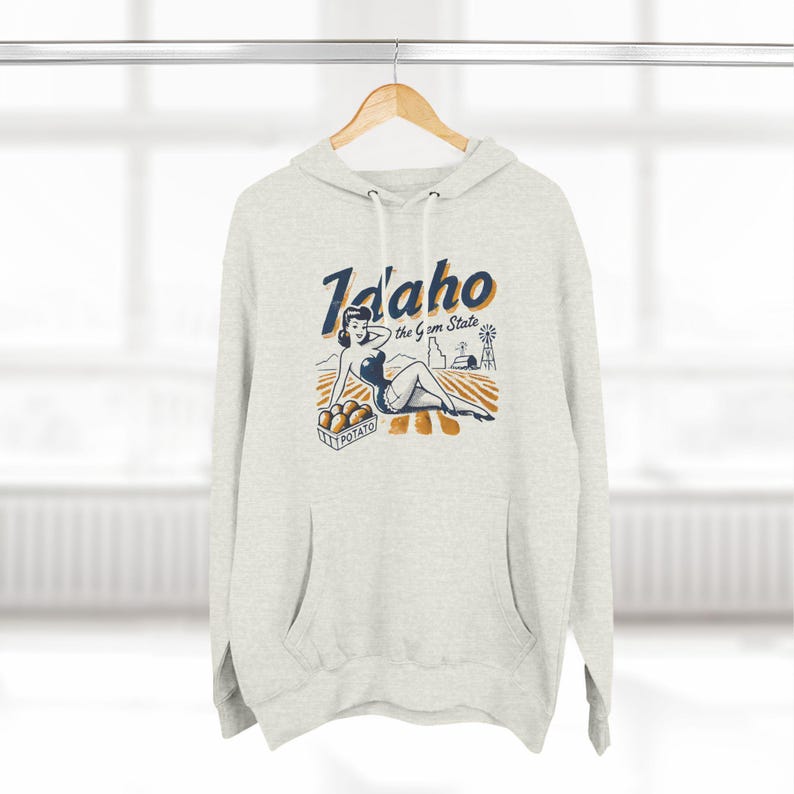 Vintage Idaho Hoodie: Retro Potato State Apparel - Etsy