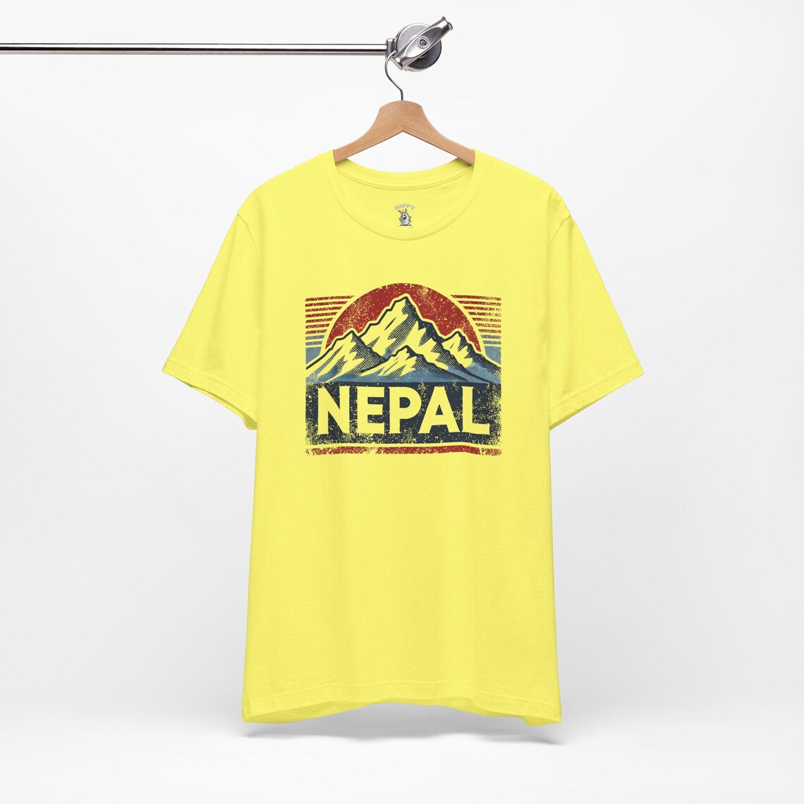 Vintage Nepal Mountain Graphic Tee: Adventure Travel Shirt - Etsy