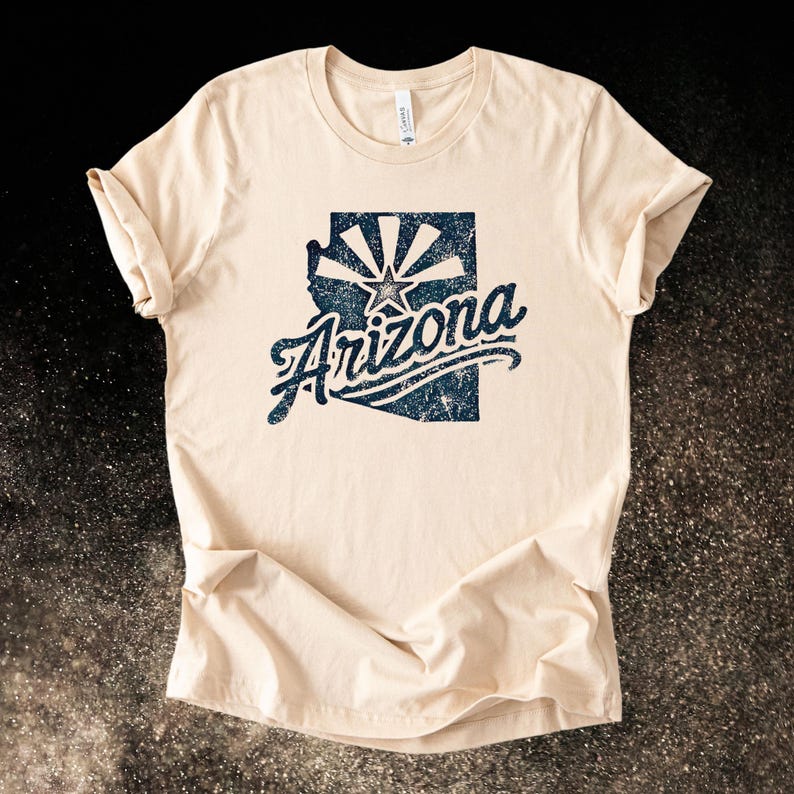 Vintage Arizona Graphic Tee: Retro Desert Travel Souvenir - Etsy