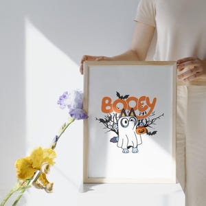 Booey Blue Dog Halloween PNG SVG, Blue Dog PNG, Blue Dog Family Png Svg ...