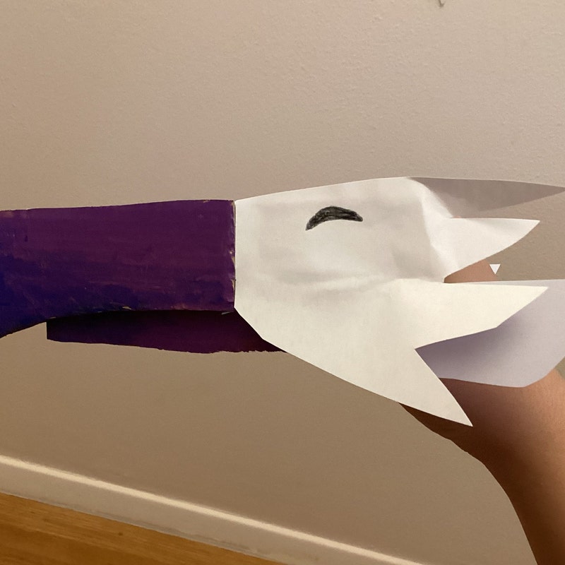 Scary Dragon Paper Puppets - Etsy