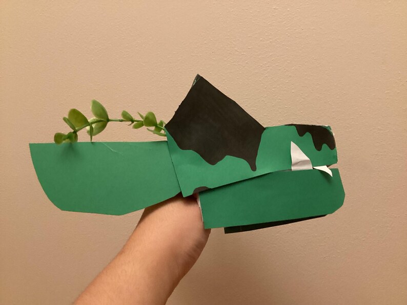 Goblin Paper Dragon Puppet - Etsy