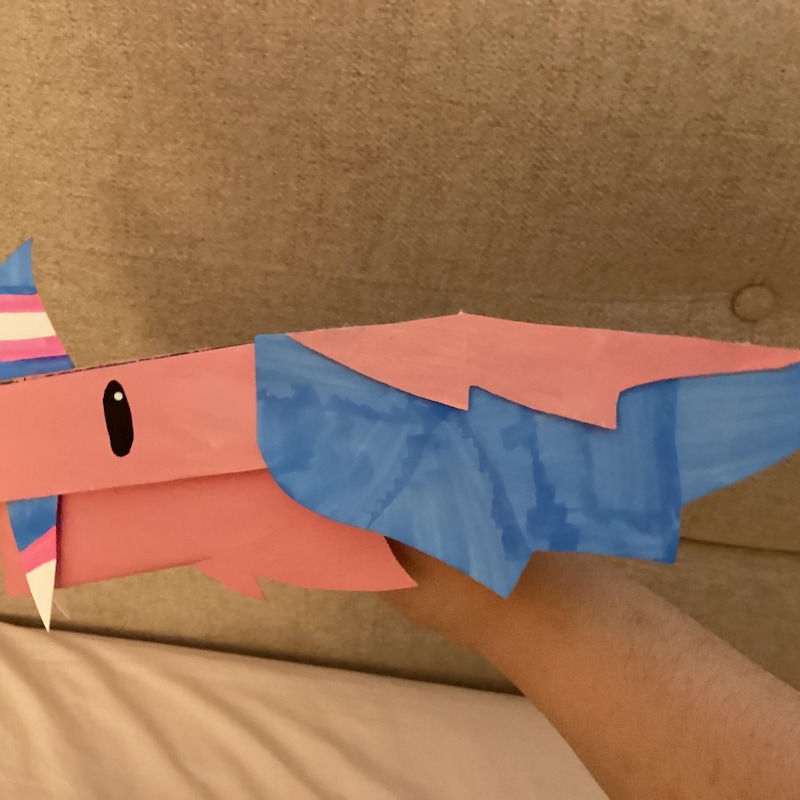 Dragon Puppet Paper - Etsy