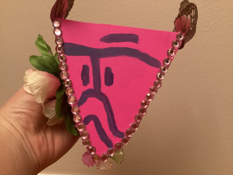 Pink Butterfly Paper Dragon Puppet - Etsy