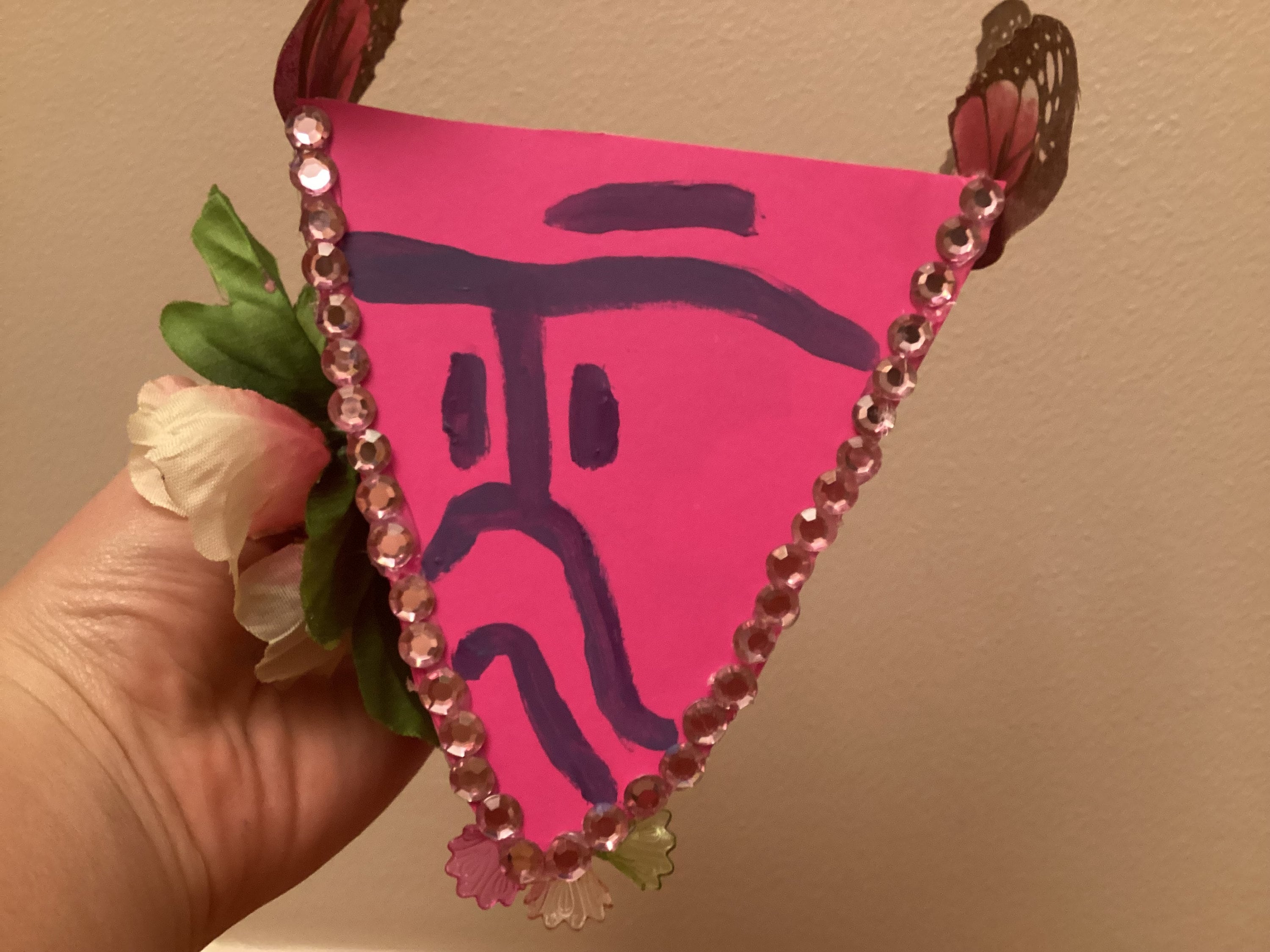 Pink Butterfly Paper Dragon Puppet - Etsy