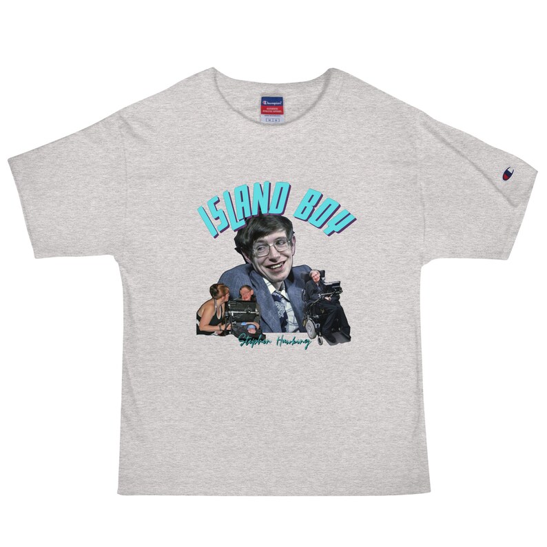 Stephen Hawking Island Boy Men's Champion T-shirt - Etsy