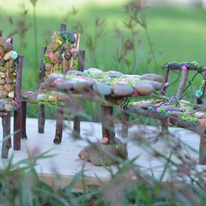 Miniature Fairy Table Made From Stone and Wood - Etsy