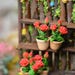 Handmade Clay Miniature Red Rose: Dollhouse Garden Decor - Etsy