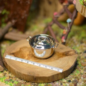 Miniature Stainless Steel Pot With Lid – Functional Mini Cookware ...