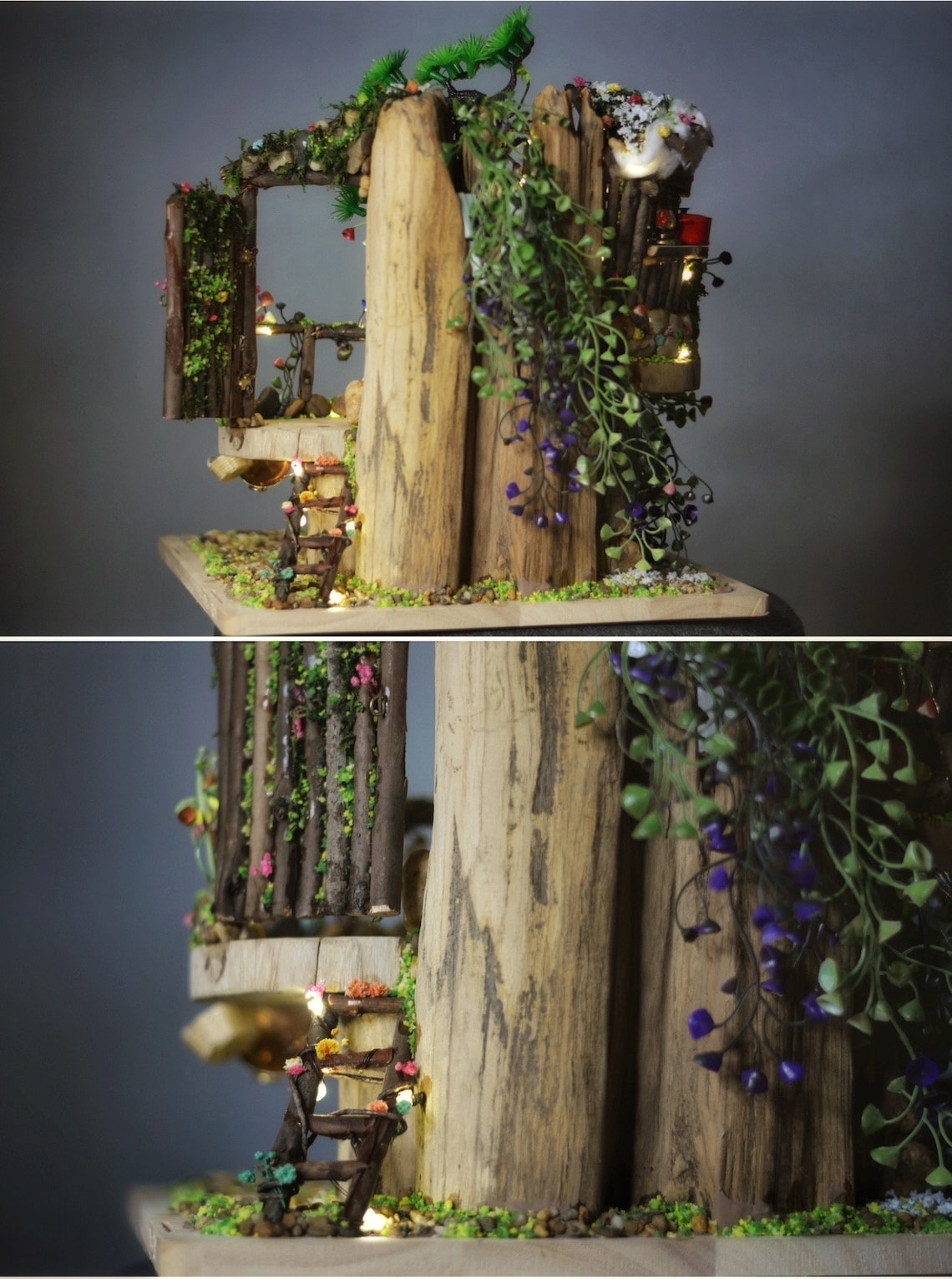 Miniature Fairy House With Kitchen - Etsy