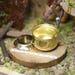 Miniature Golden Steel Pot With Lid – Functional Mini Cookware – Real ...